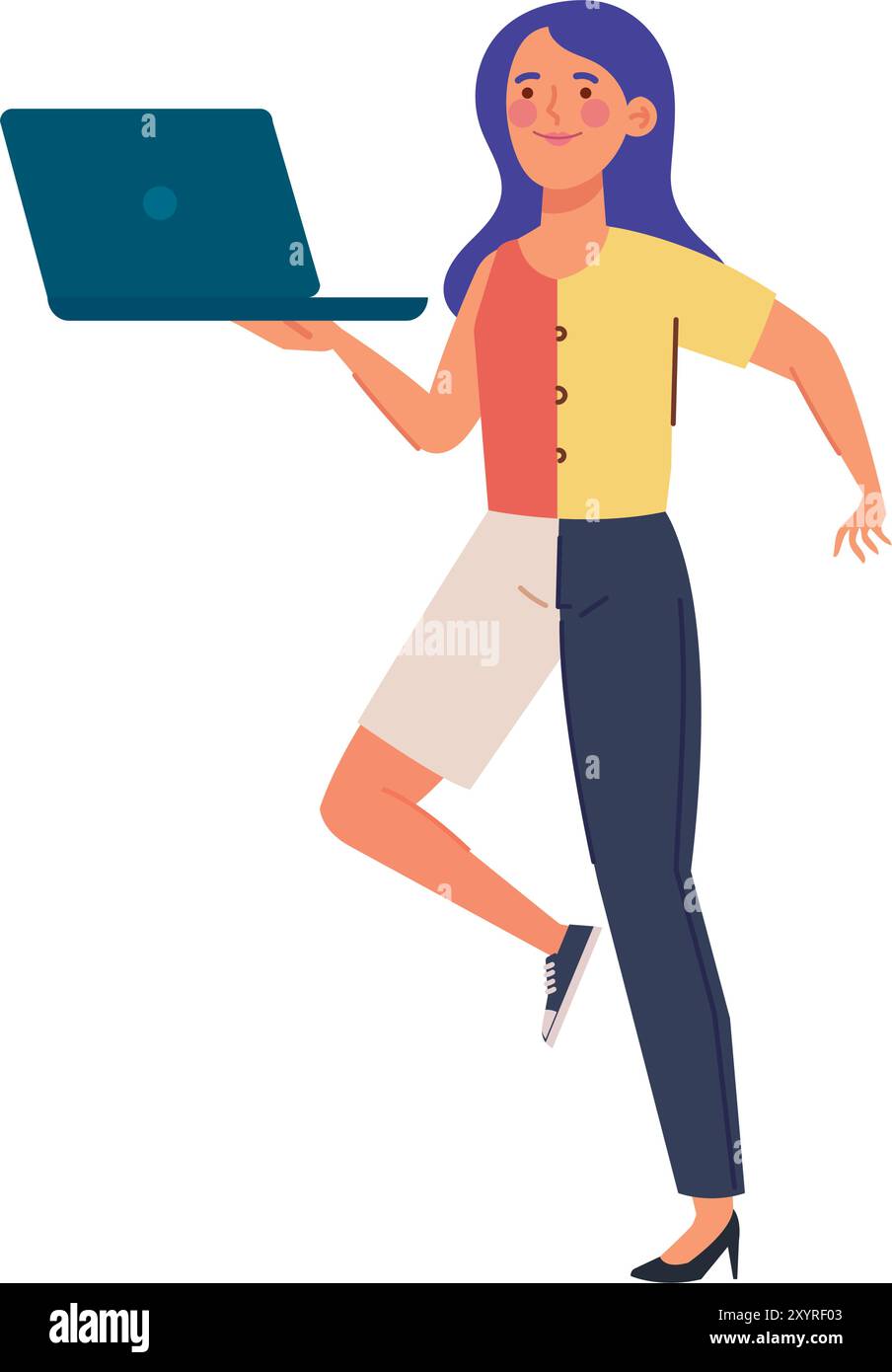 business woman hybrid work Stock Vector Image & Art - Alamy business woman hybrid work Stock Vector Image & Art - Alamy