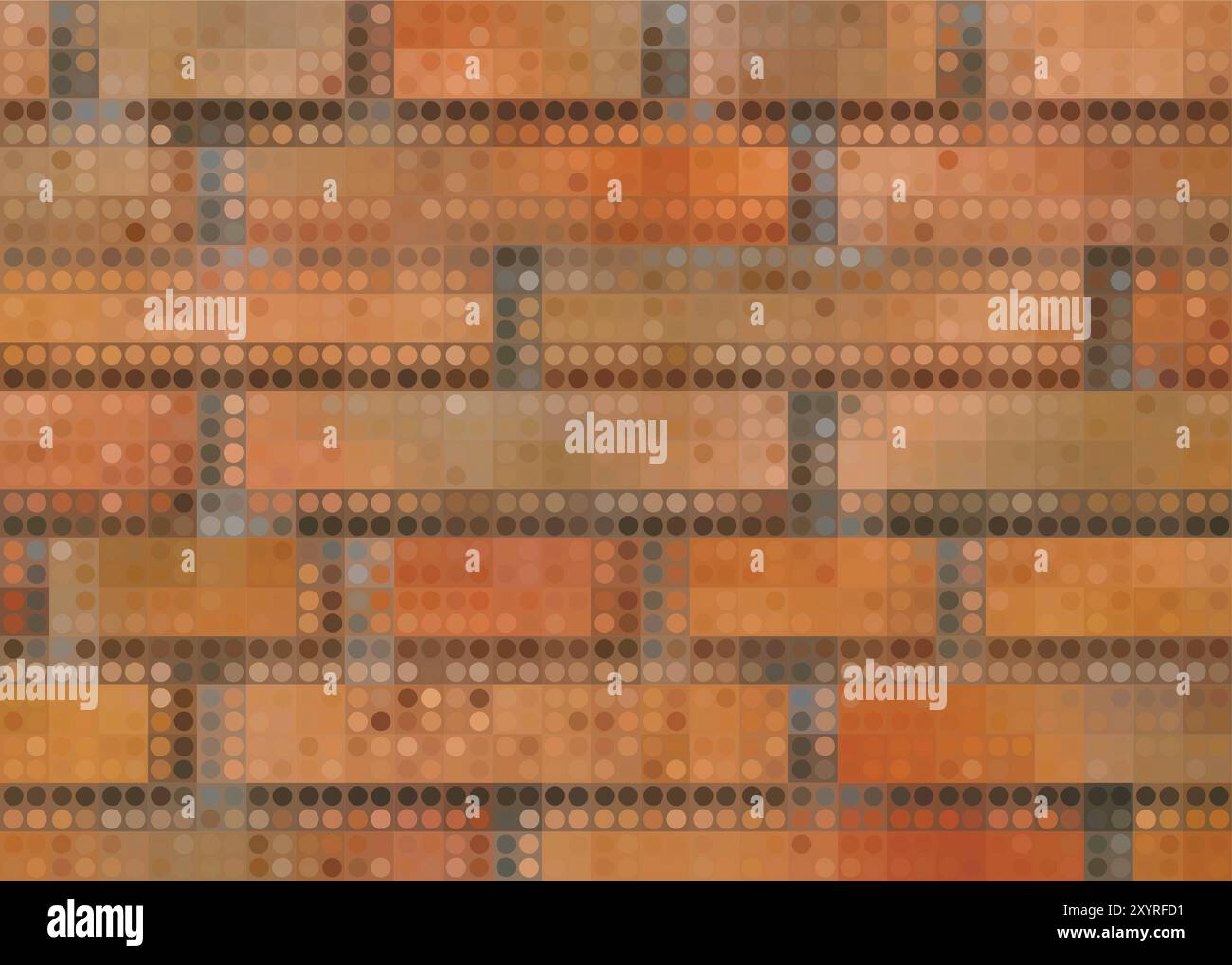 Red decorative brickwork Stock Vector Images - Alamy
