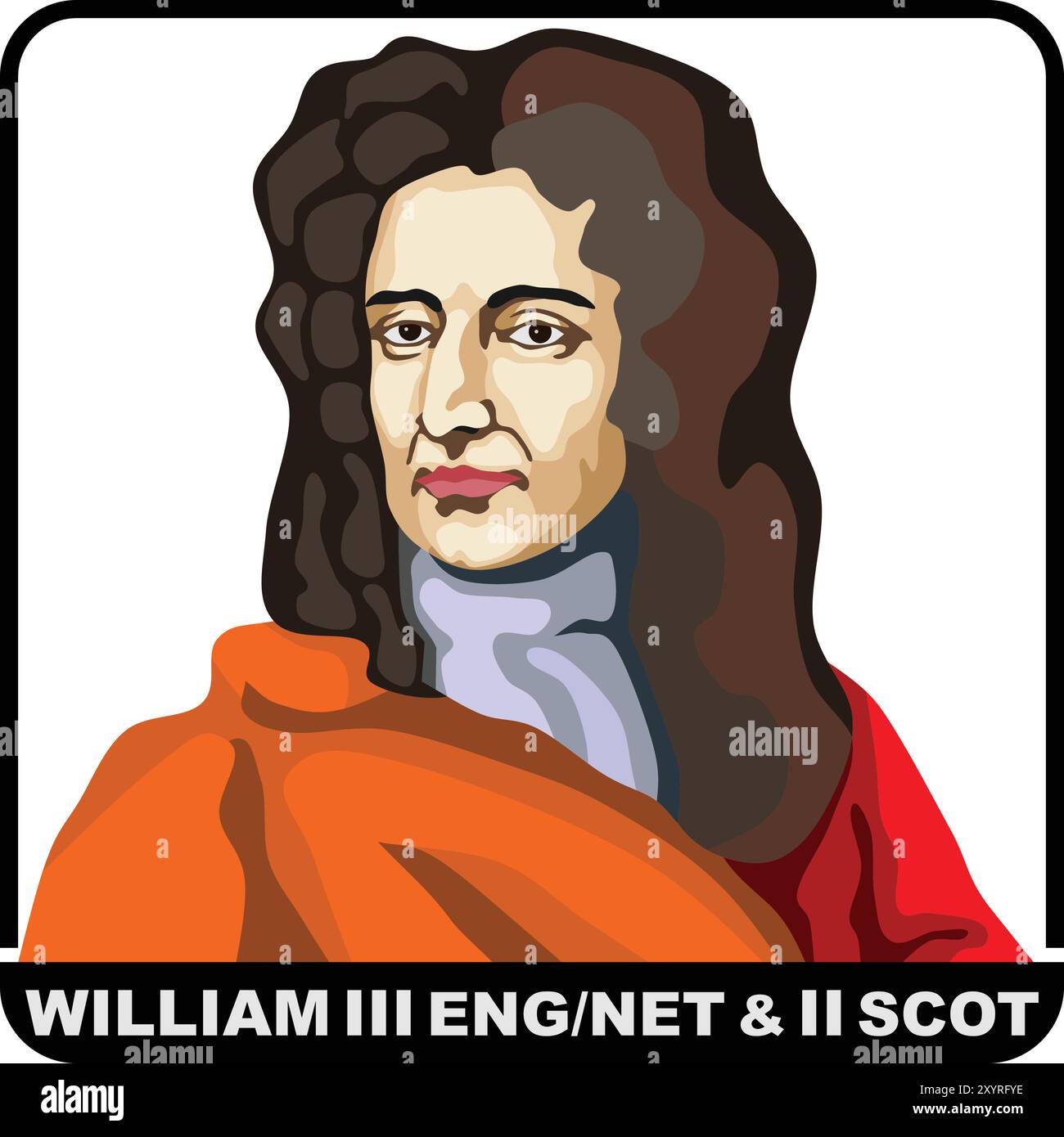 King william iii england Stock Vector Images - Alamy