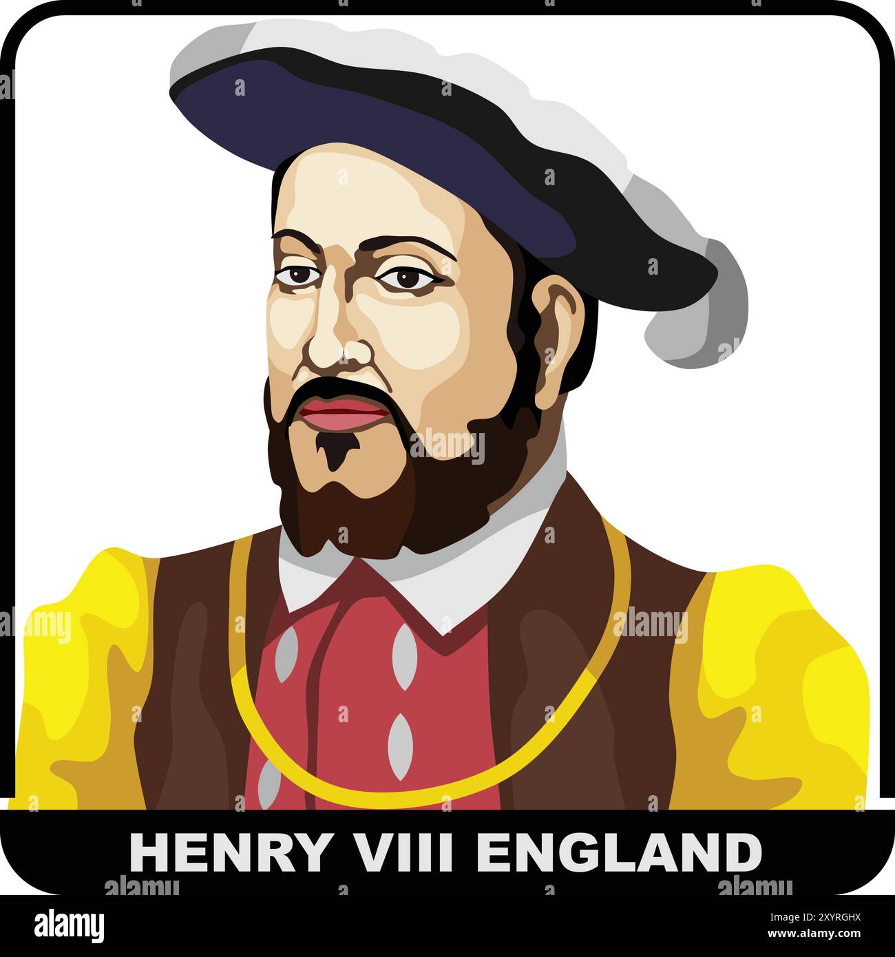 King henry viii Stock Vector Images - Alamy
