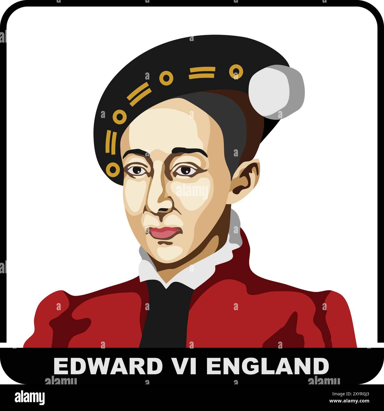 King edward vi of england Stock Vector Images - Alamy