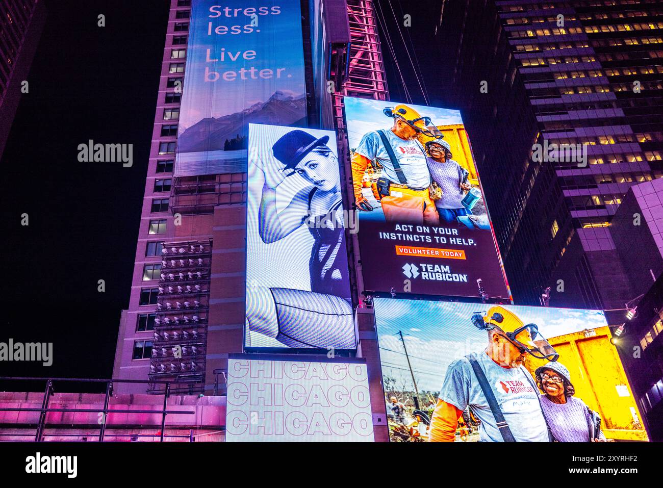 Night led city digital visual hi-res stock photography and images - Alamy