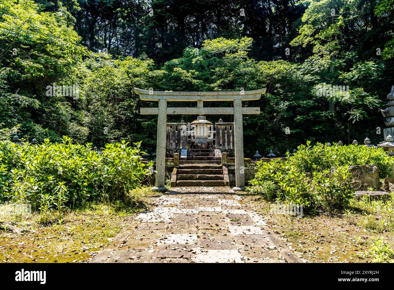 Gesshoji Temple, also called The temple of Moonlight, family temple of ...