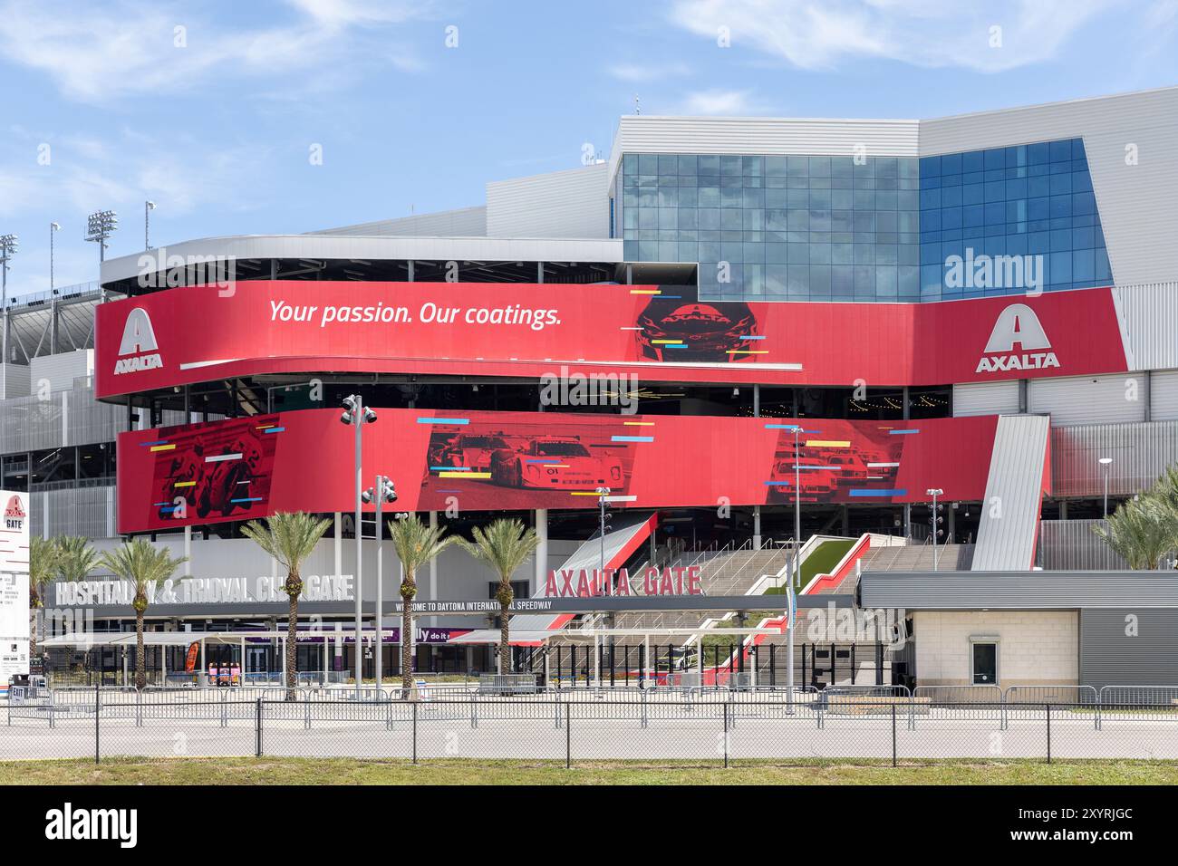 Daytona International Speedway is a race track in Daytona Beach know ...