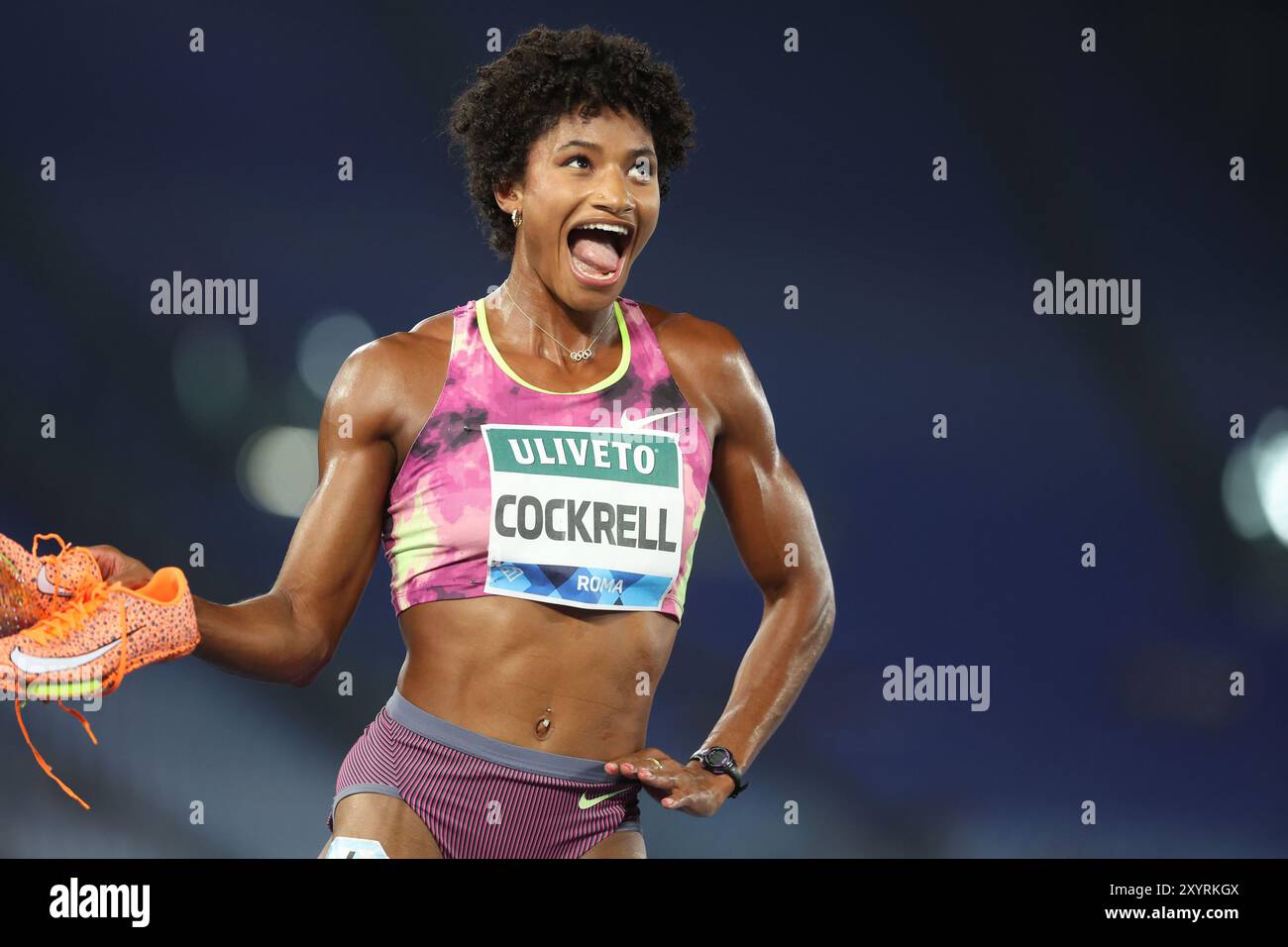 Rome, Italy 30.08.2024 : Anna COCKRELL win 400M HURDLES WOMEN during ...