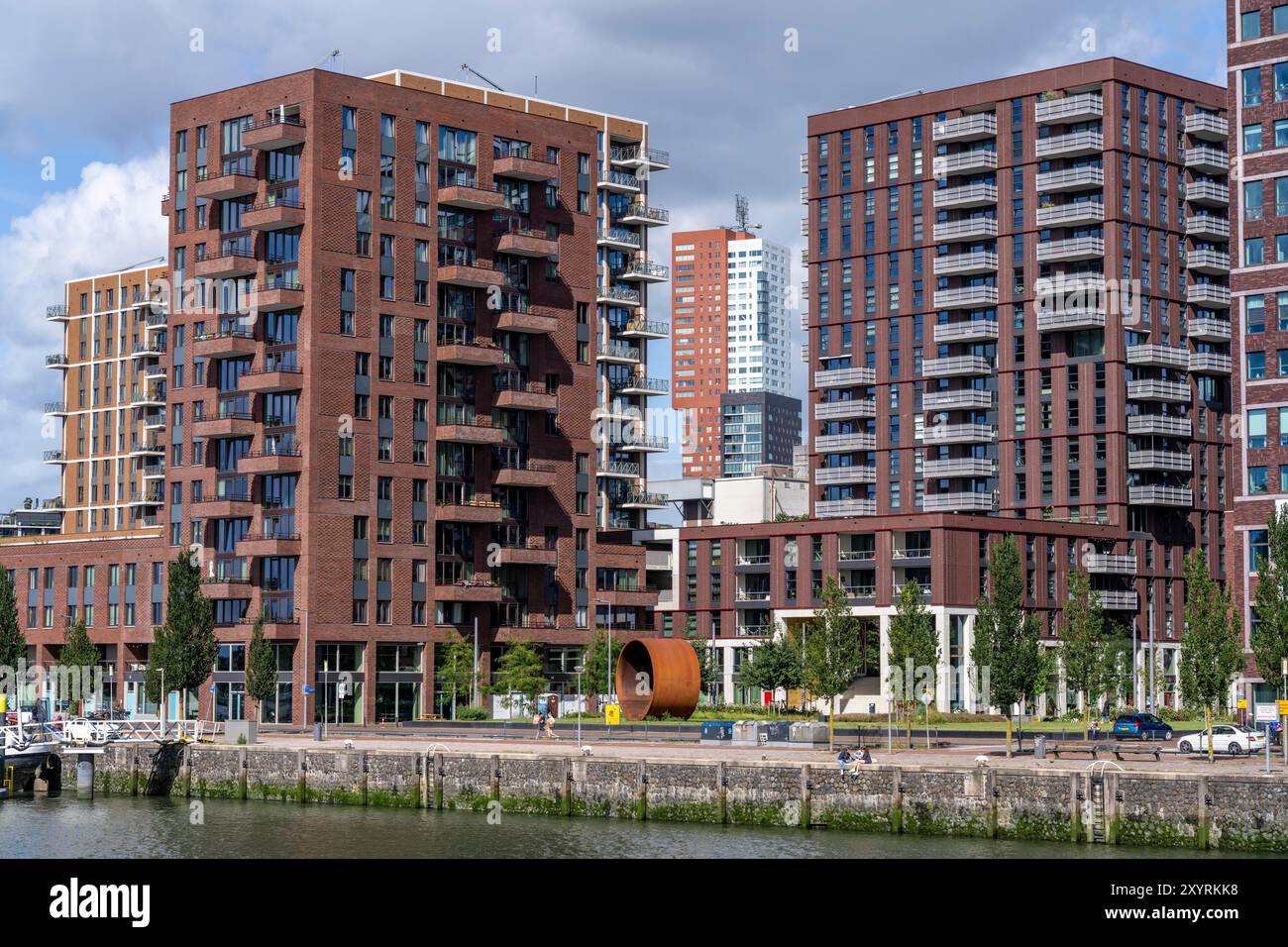 New high-rise residential buildings in the Katendrecht neighborhood ...