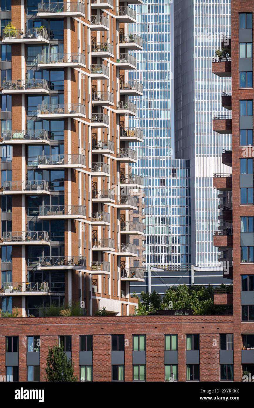 New high-rise residential buildings in the Katendrecht neighborhood ...