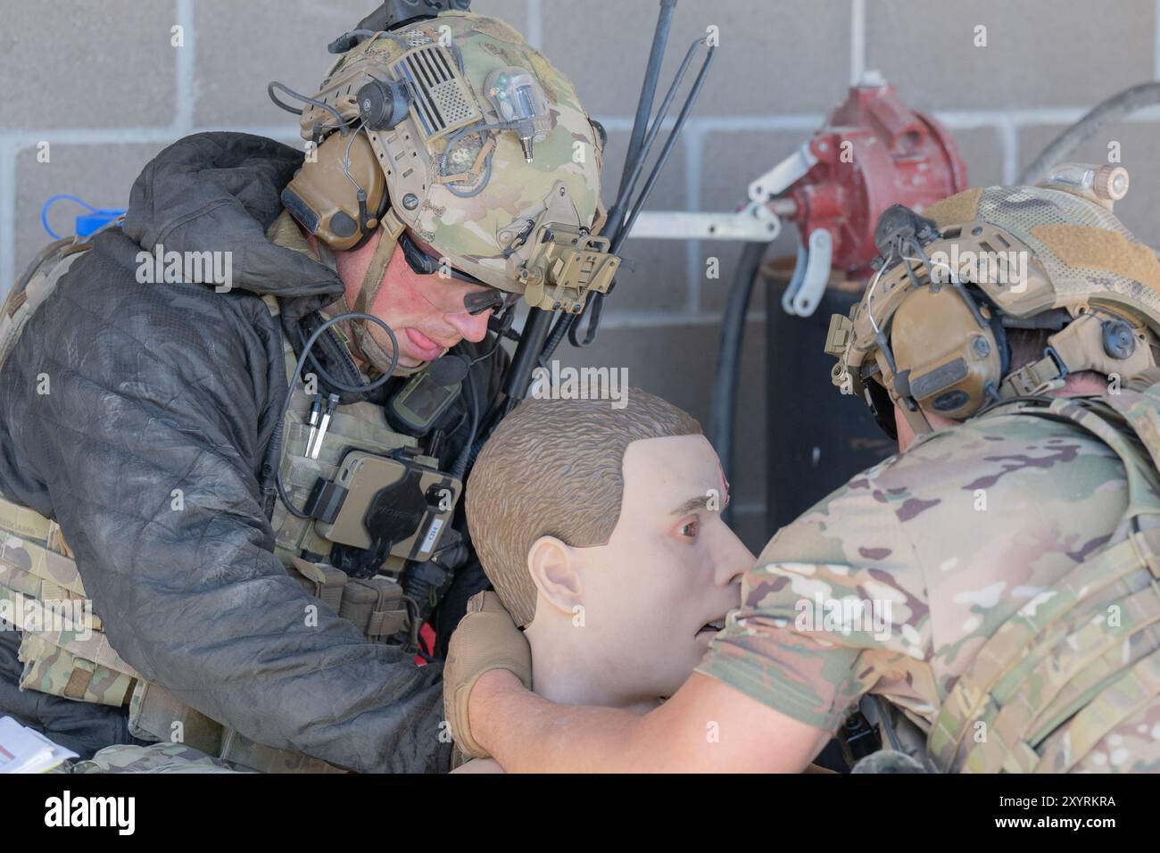 Tactical Air Control Party Airman with the 124th Air Support Operations ...