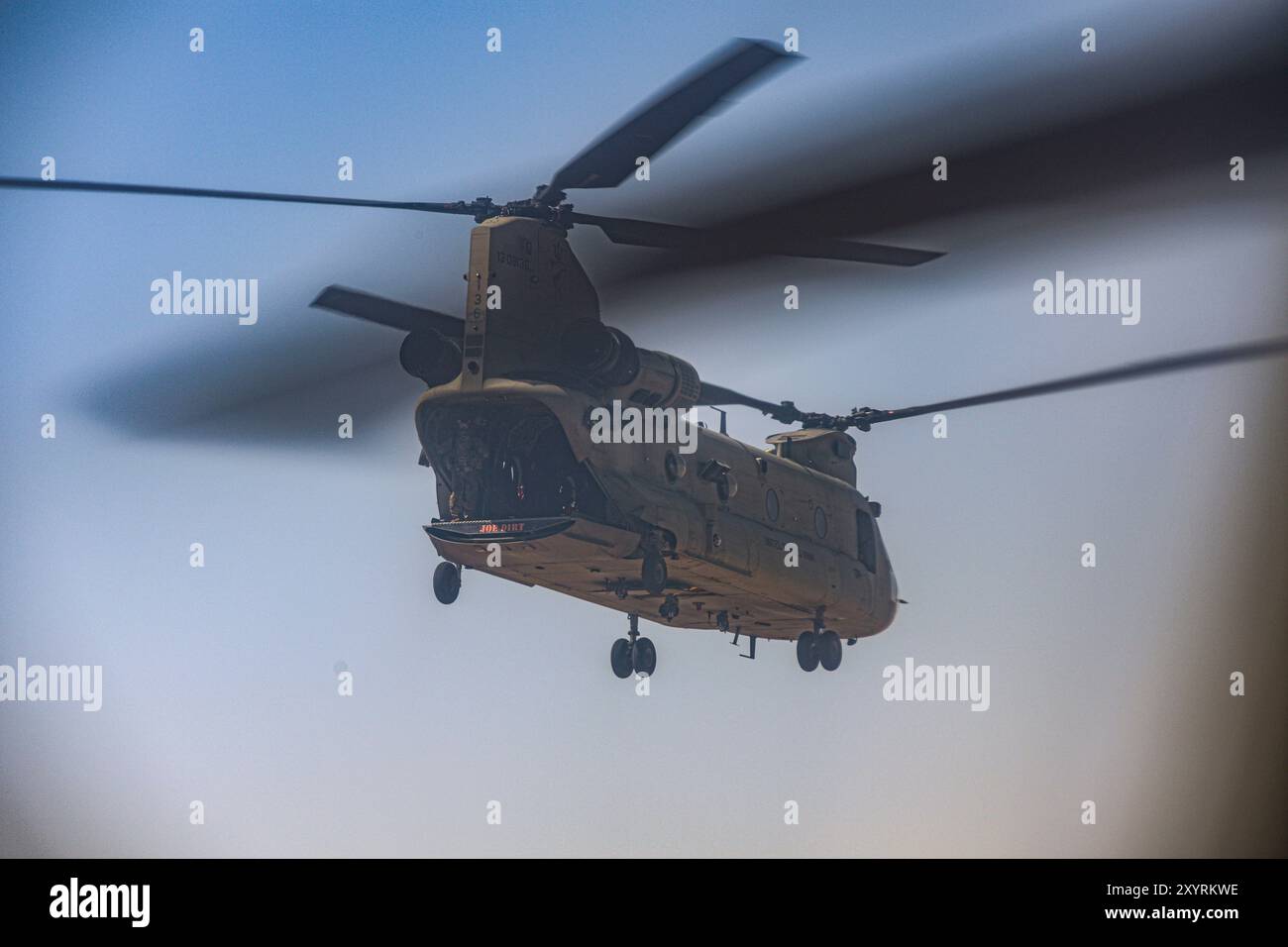 Paratroopers assigned to the 82nd Combat Aviation Brigade, 82nd ...