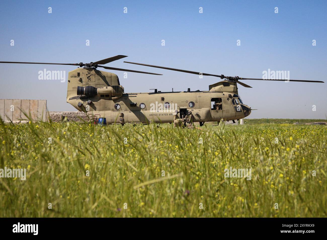 Paratroopers assigned to the 82nd Combat Aviation Brigade, 82nd ...