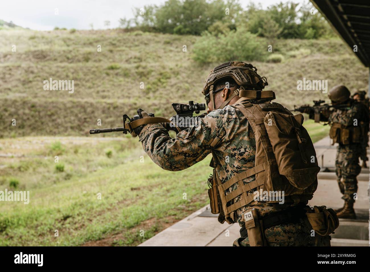 U.S. Marine Corps Sgt. Bryan Graves, Amphibious Combat Vehicle crewman ...