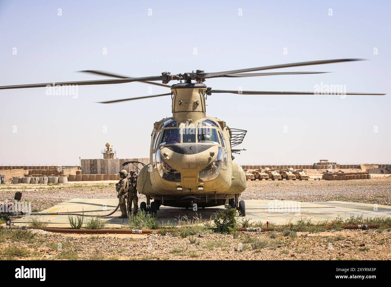 Paratroopers assigned to the 82nd Combat Aviation Brigade, 82nd ...