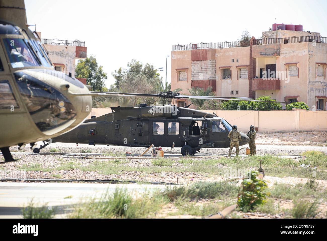 Paratroopers assigned to the 82nd Combat Aviation Brigade, 82nd ...
