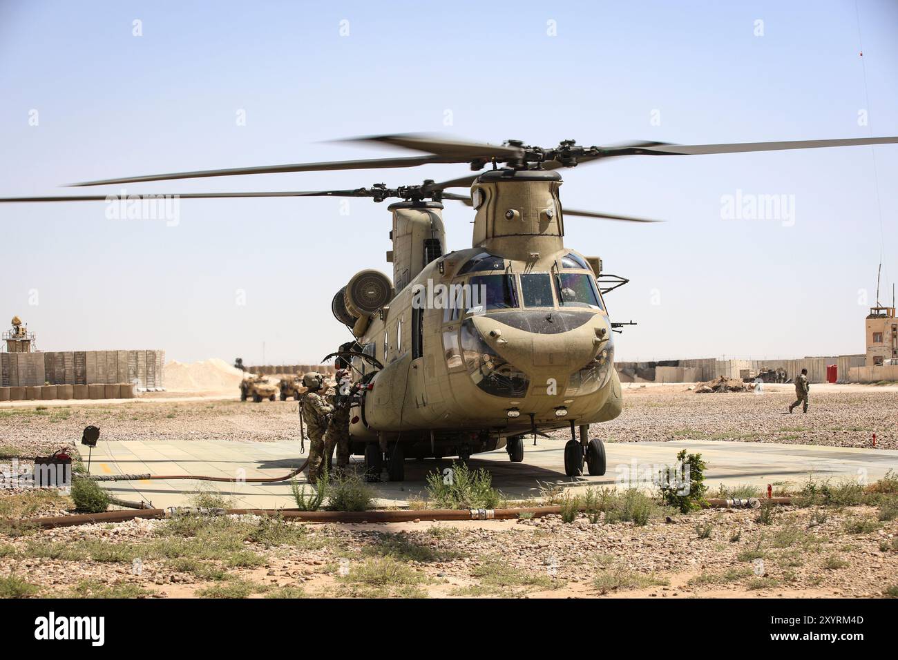 Paratroopers assigned to the 82nd Combat Aviation Brigade, 82nd ...
