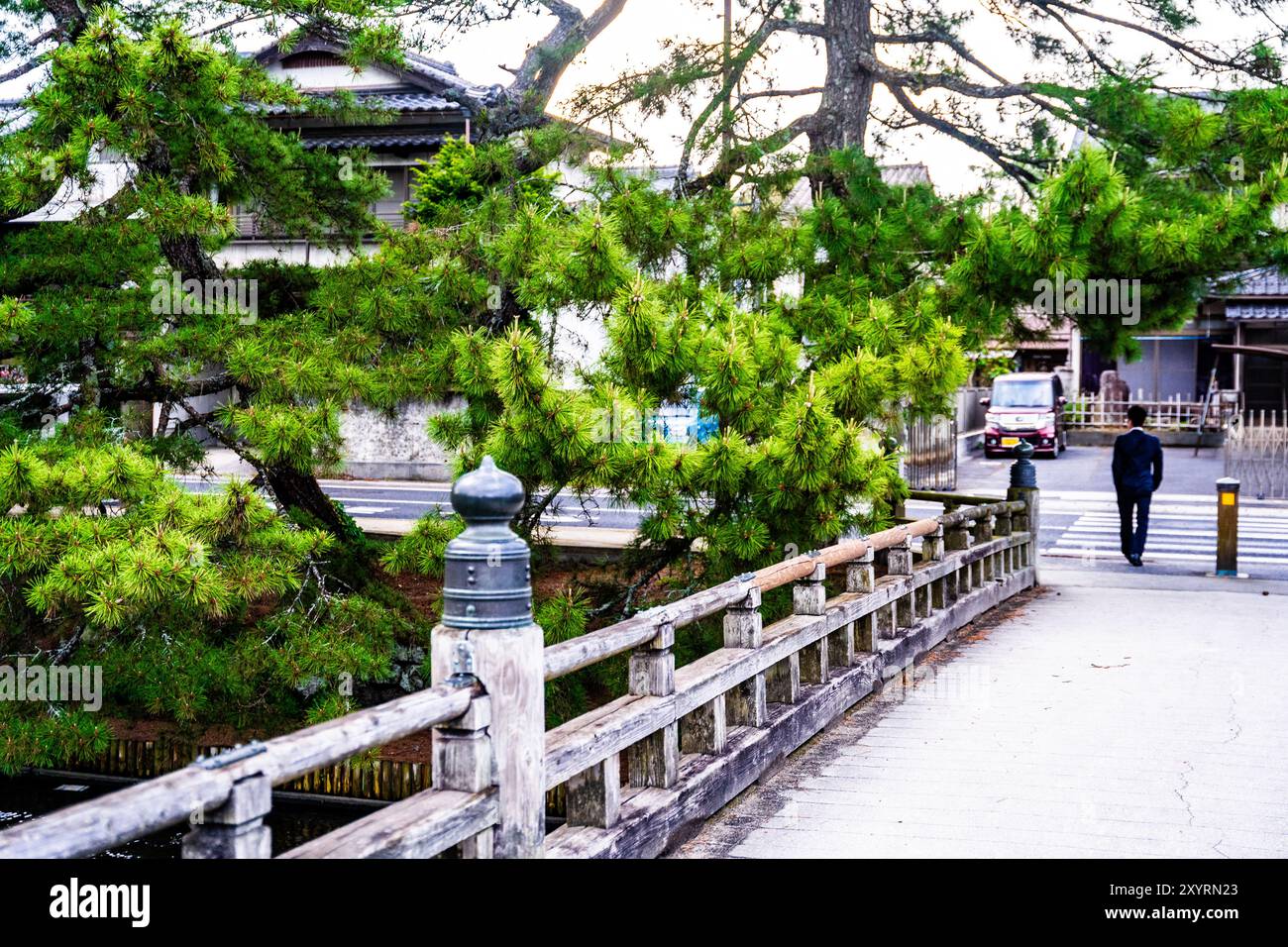 Main keep of Matsue Castle built in early 17th century by the Japanese ...