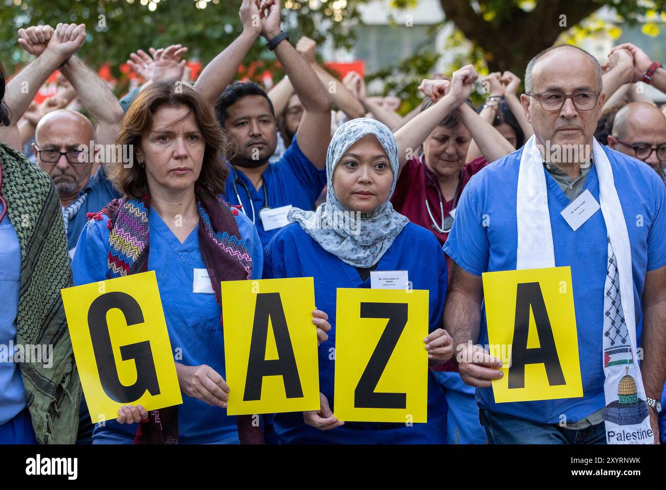Mass solidarity protest for detained Palestinian medics to take place ...