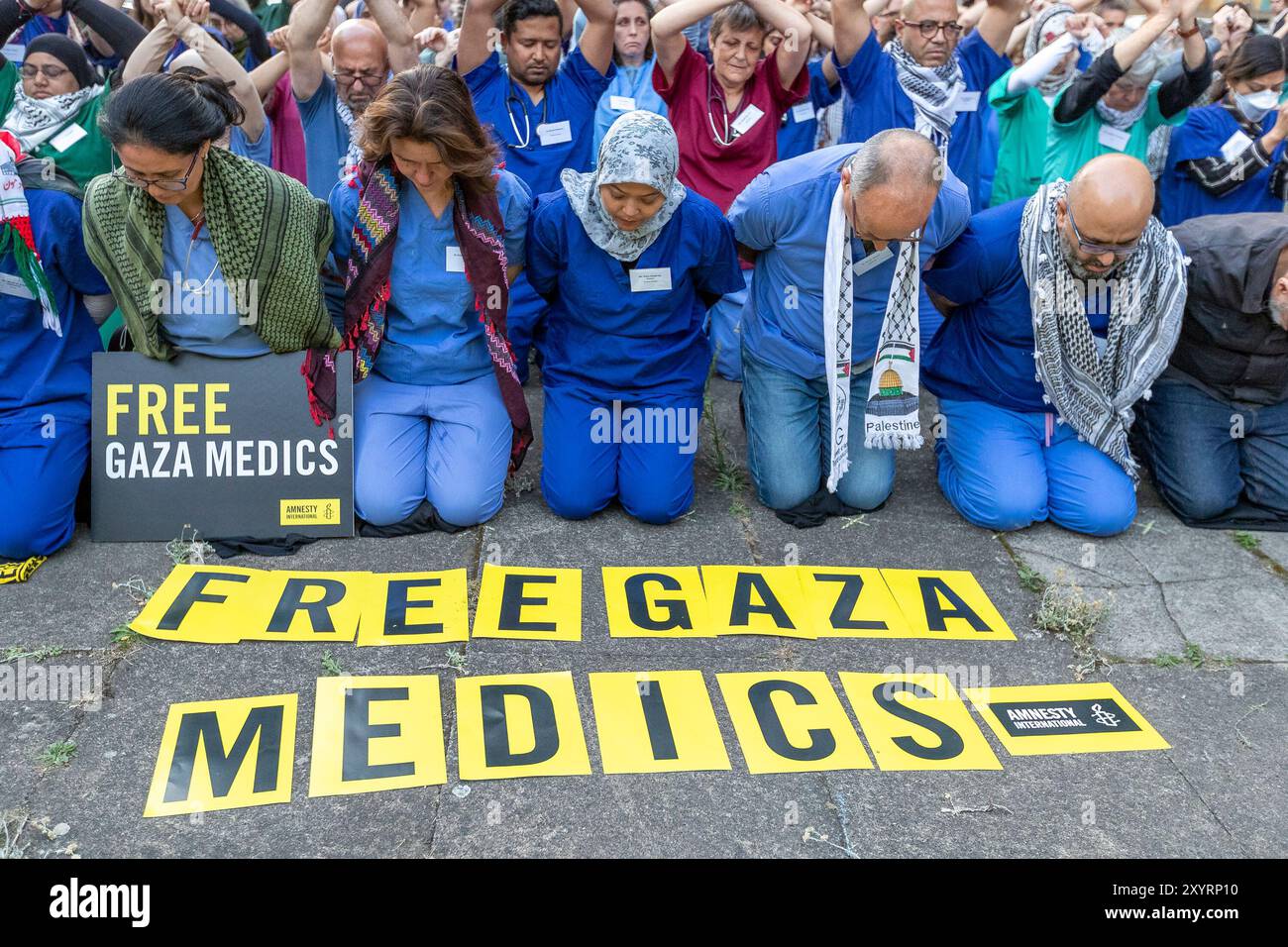 Mass solidarity protest for detained Palestinian medics to take place ...