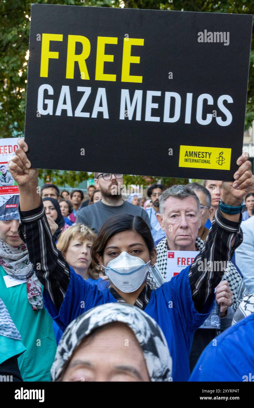 Mass solidarity protest for detained Palestinian medics to take place ...