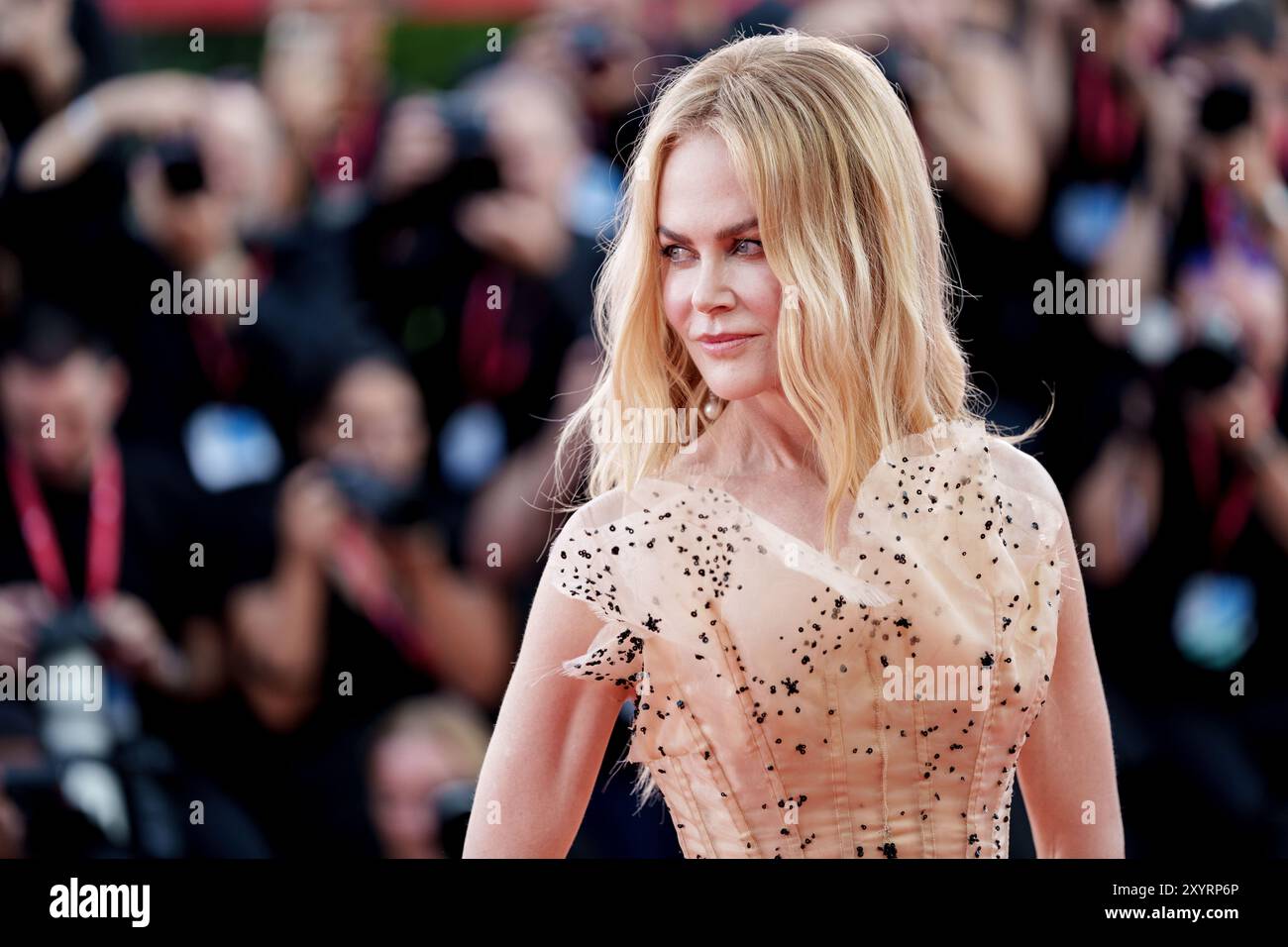 VENICE, ITALY - AUGUST 30 2024 - Nicole Kidman attend the red carpet of ...