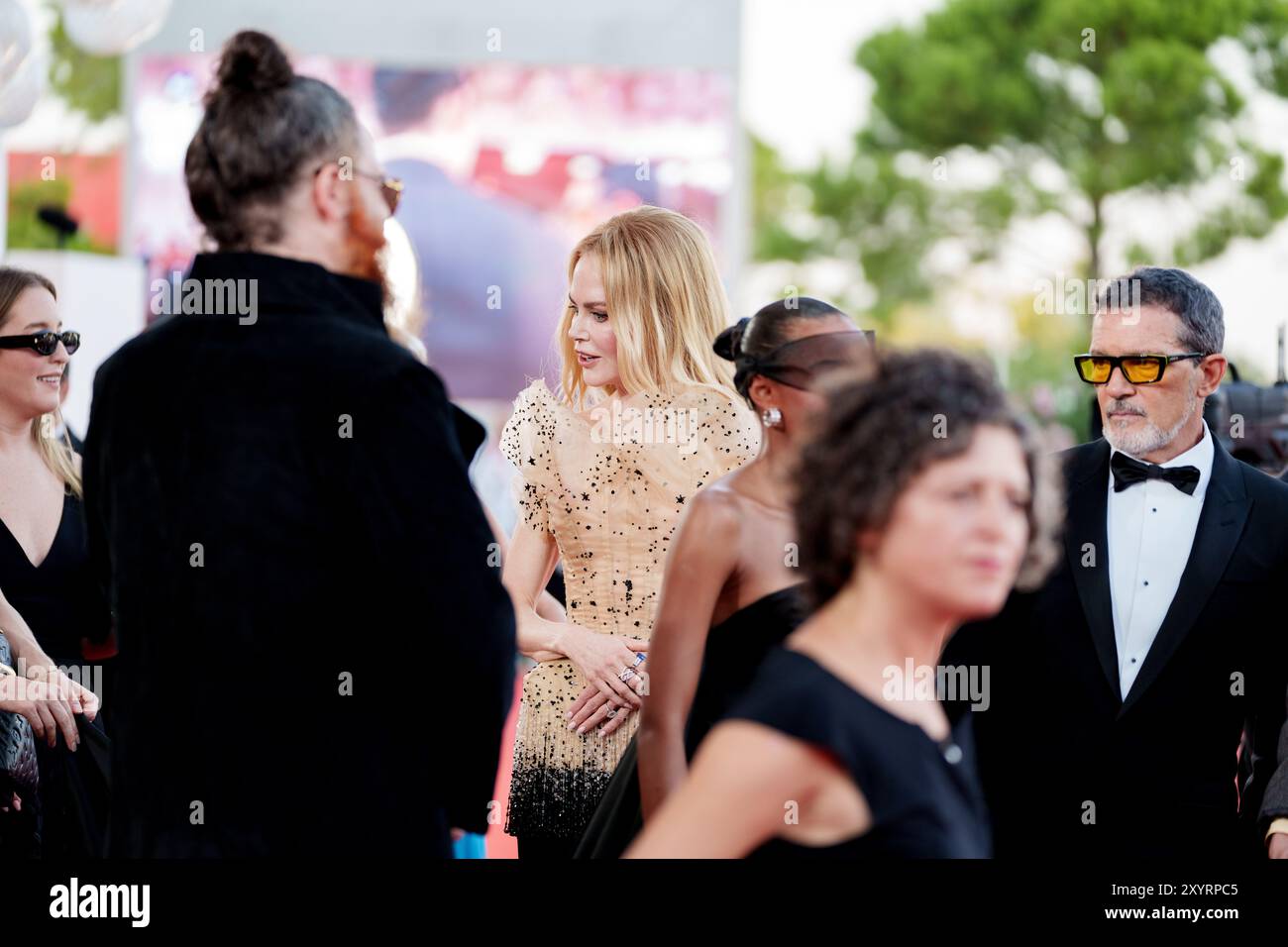 VENICE, ITALY - AUGUST 30 2024 - Nicole Kidman, Antonio Banderas ...