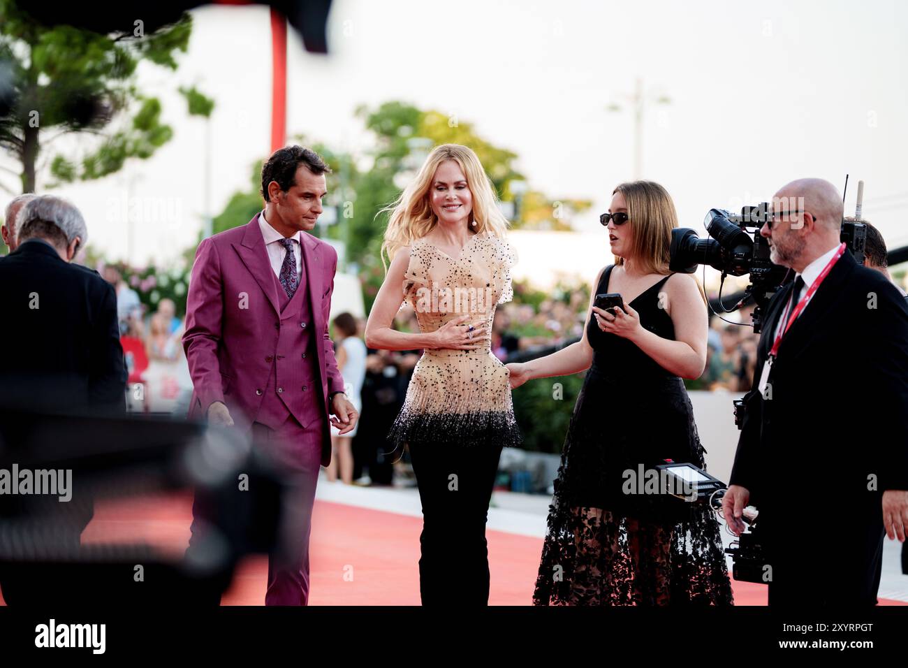 VENICE, ITALY - AUGUST 30 2024 - Nicole Kidman, Antonio Banderas ...