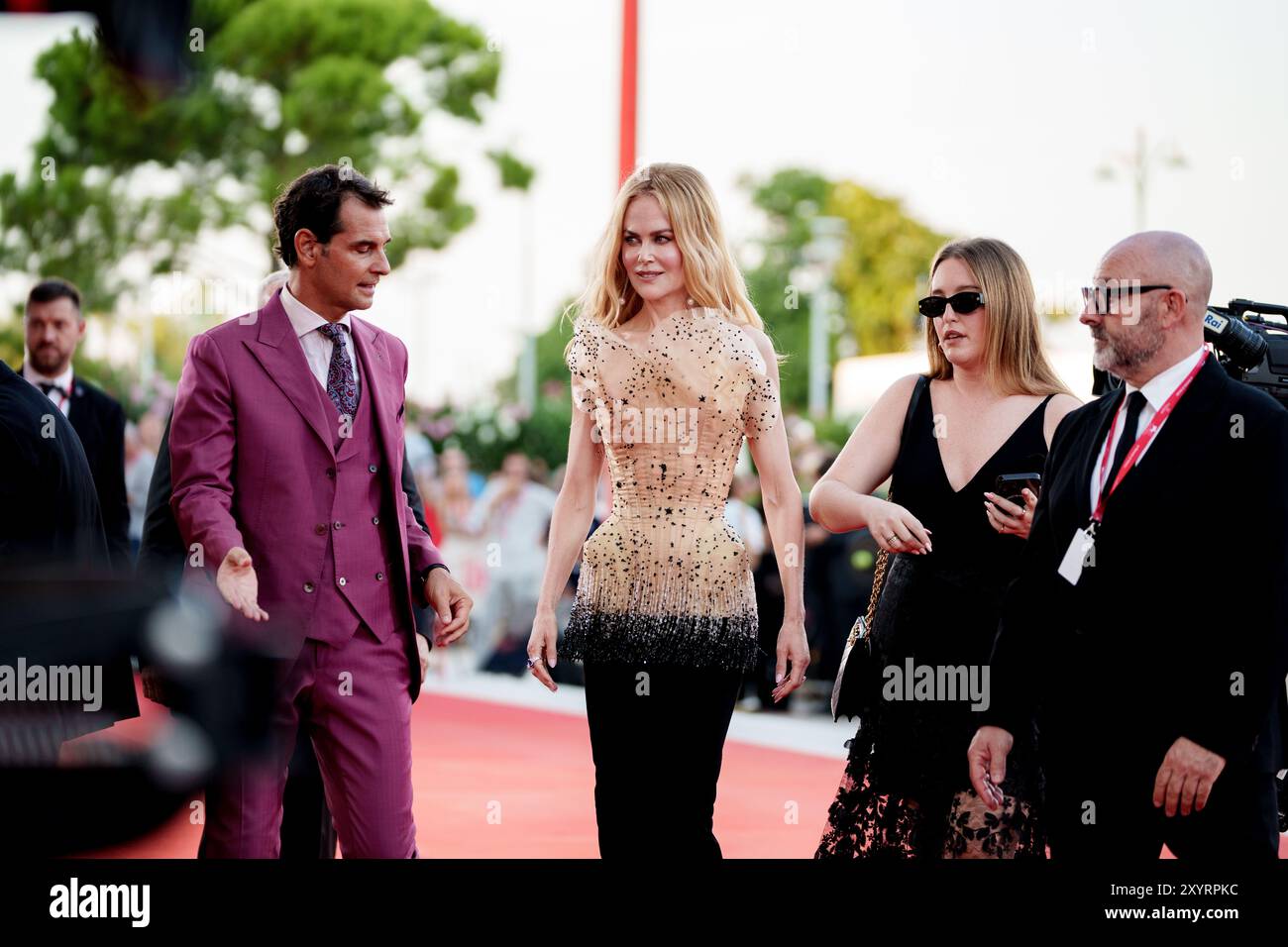 VENICE, ITALY - AUGUST 30 2024 - Nicole Kidman, Antonio Banderas ...