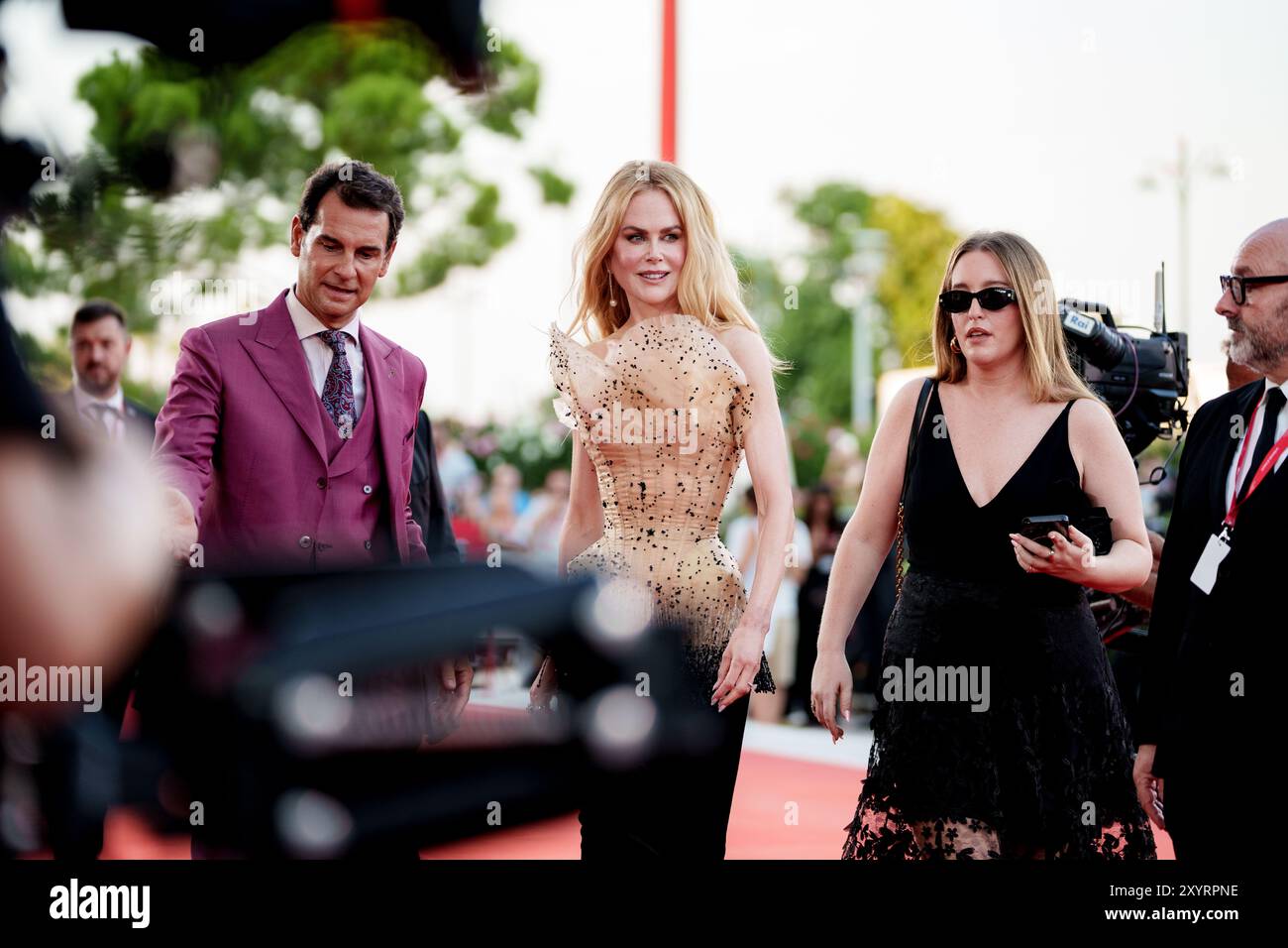 VENICE, ITALY - AUGUST 30 2024 - Nicole Kidman, Antonio Banderas ...