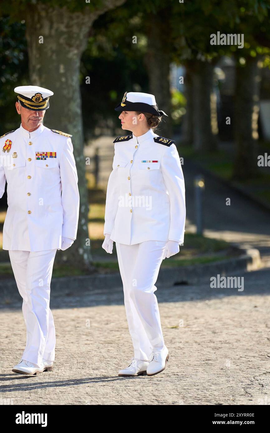 Marin. Spain. 20240829, Crown Princess Leonor attends her first day at ...