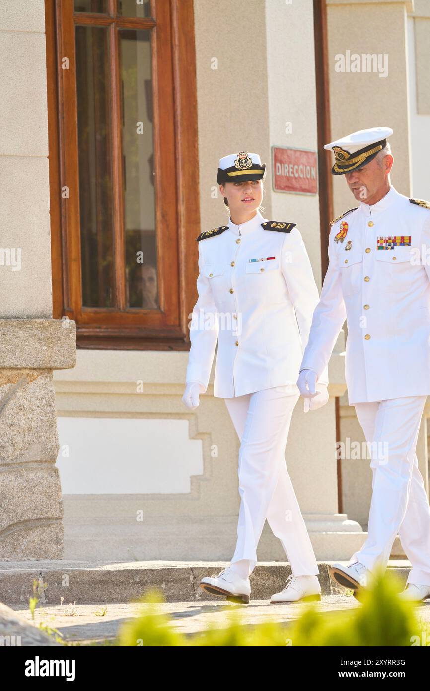 Marin. Spain. 20240829, Crown Princess Leonor attends her first day at ...