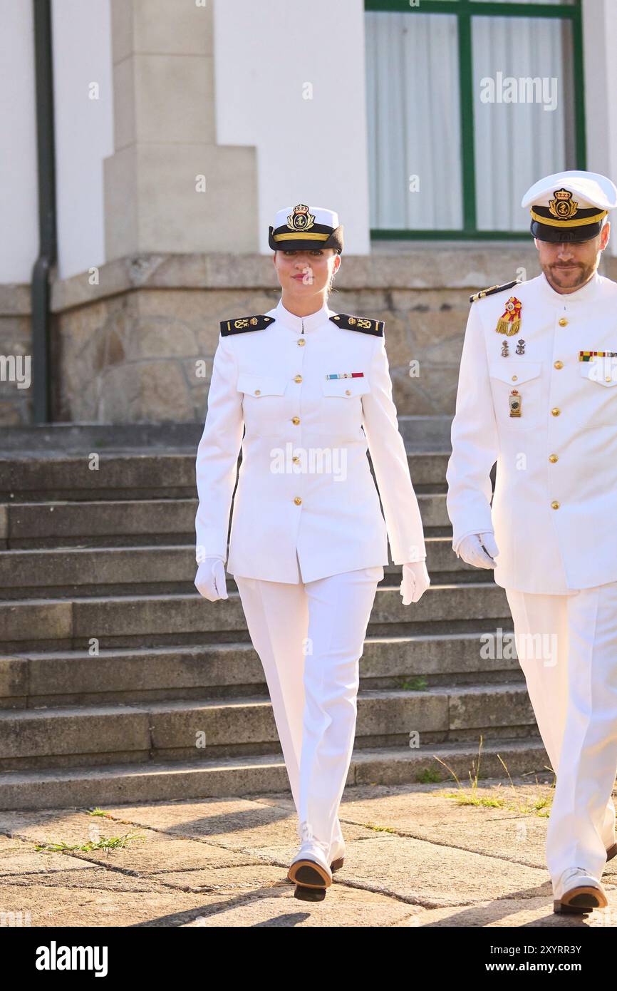 Marin. Spain. 20240829, Crown Princess Leonor attends her first day at ...
