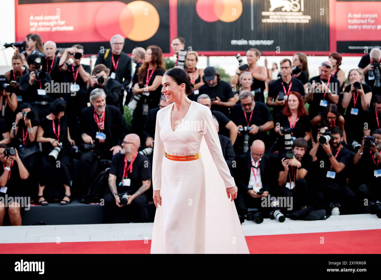 VENICE, ITALY - AUGUST 30 2024 - Halina Reijn attend the red carpet of ...