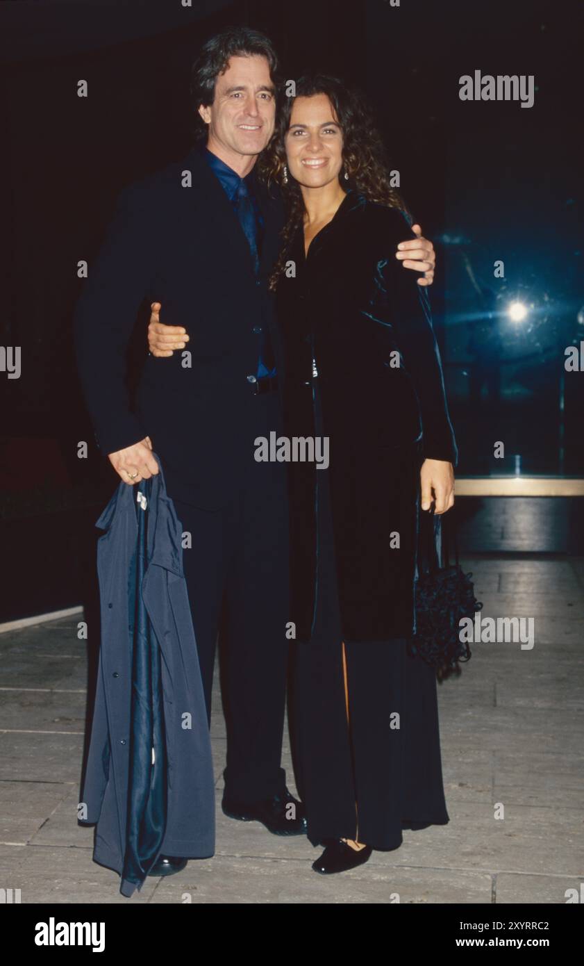 Bobby Shriver and guest attend the party celebrating the opening of the ...
