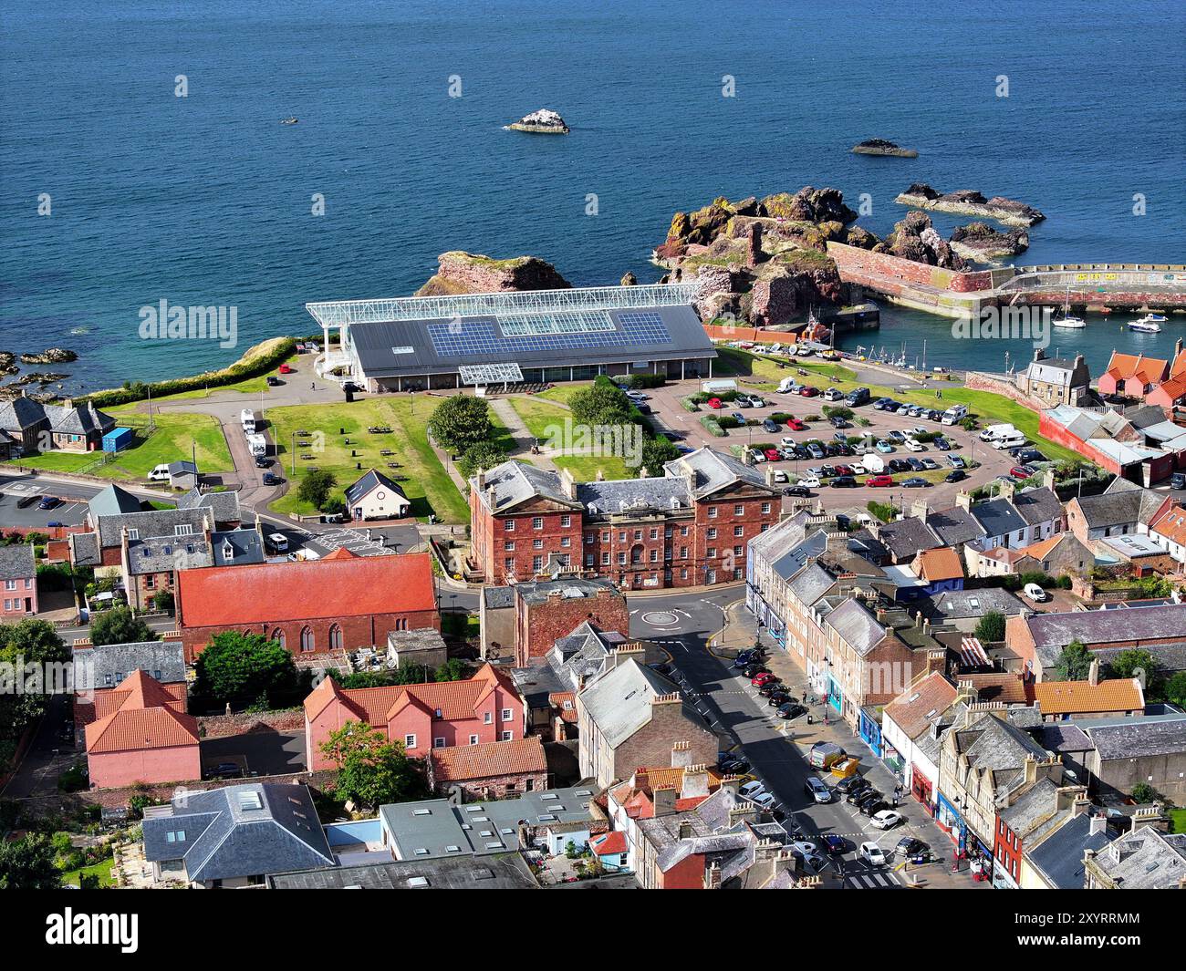Aerial view of dunbar hi-res stock photography and images - Alamy