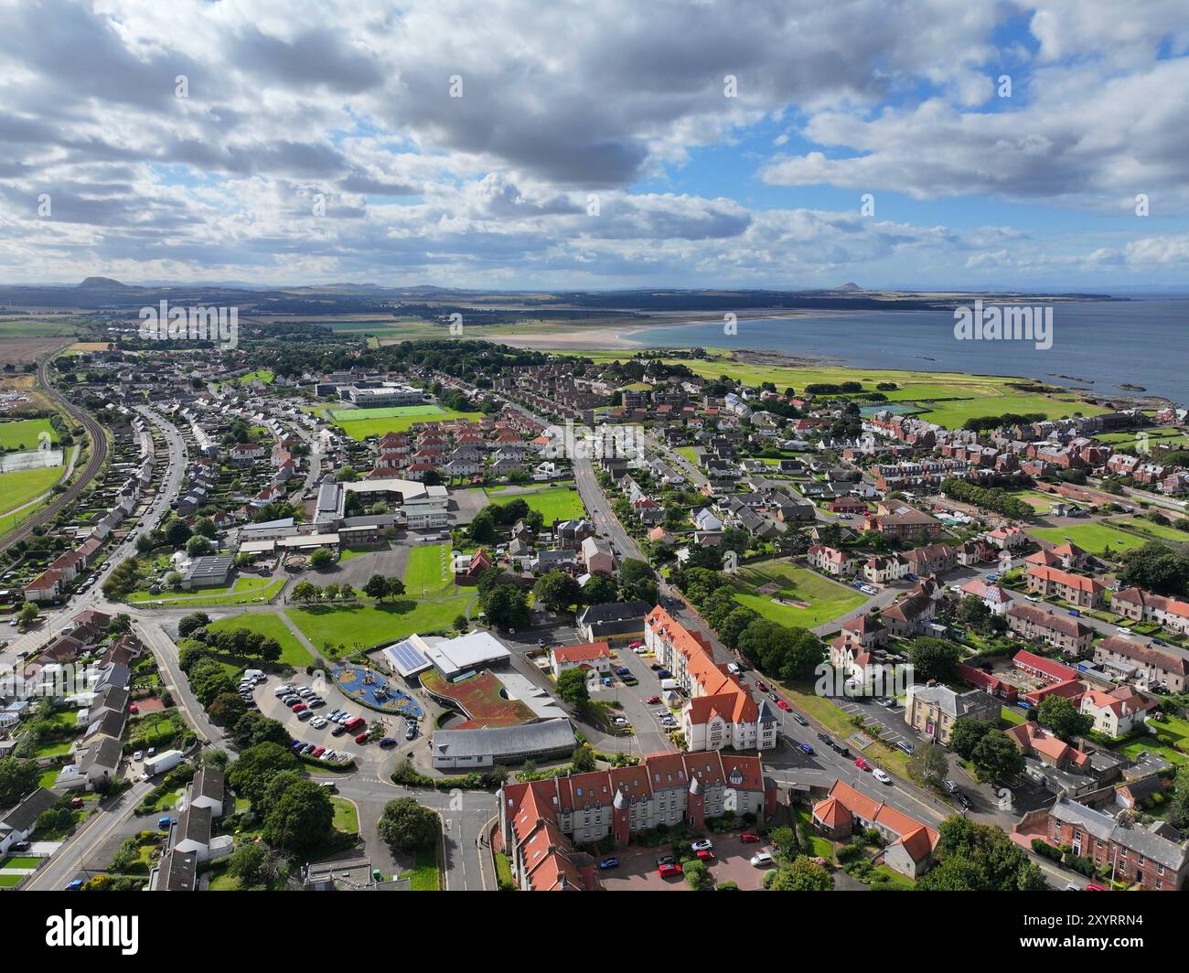 Aerial view of dunbar hi-res stock photography and images - Alamy