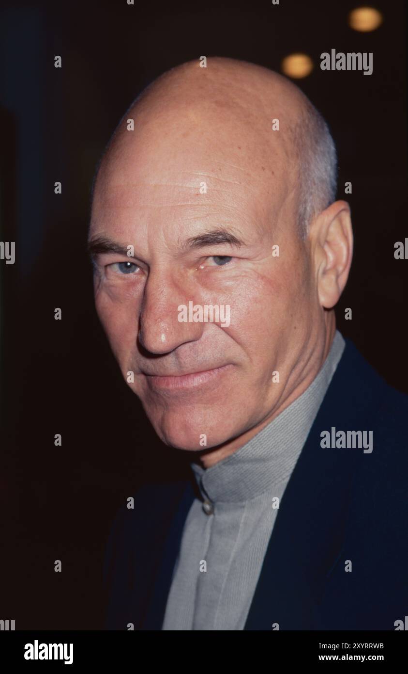Patrick Stewart attends a performance of "Rent" at the Nederlander ...