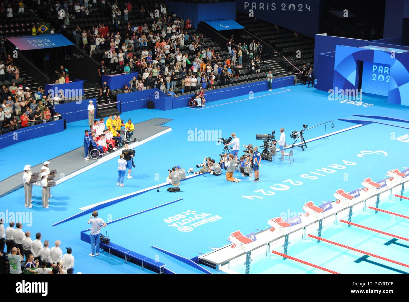 Nanterre, France - August 30 2024: Para Swimming at the Paris La ...