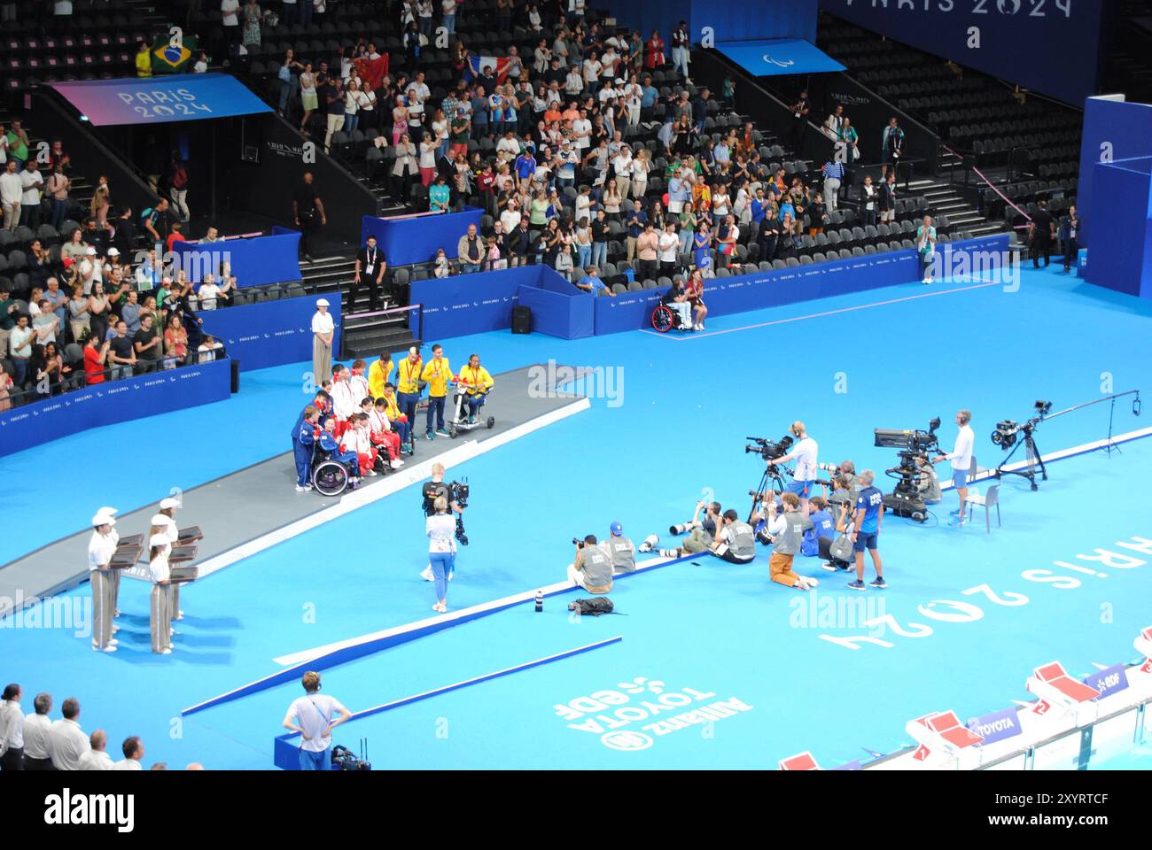 Nanterre, France - August 30 2024: Para Swimming at the Paris La ...