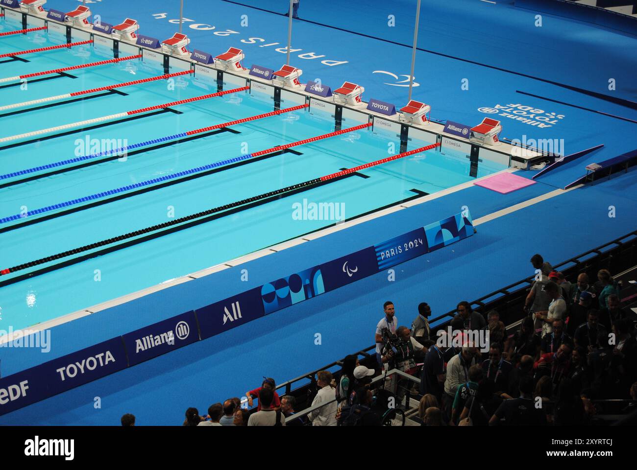 Nanterre, France - August 30 2024: Para Swimming at the Paris La ...