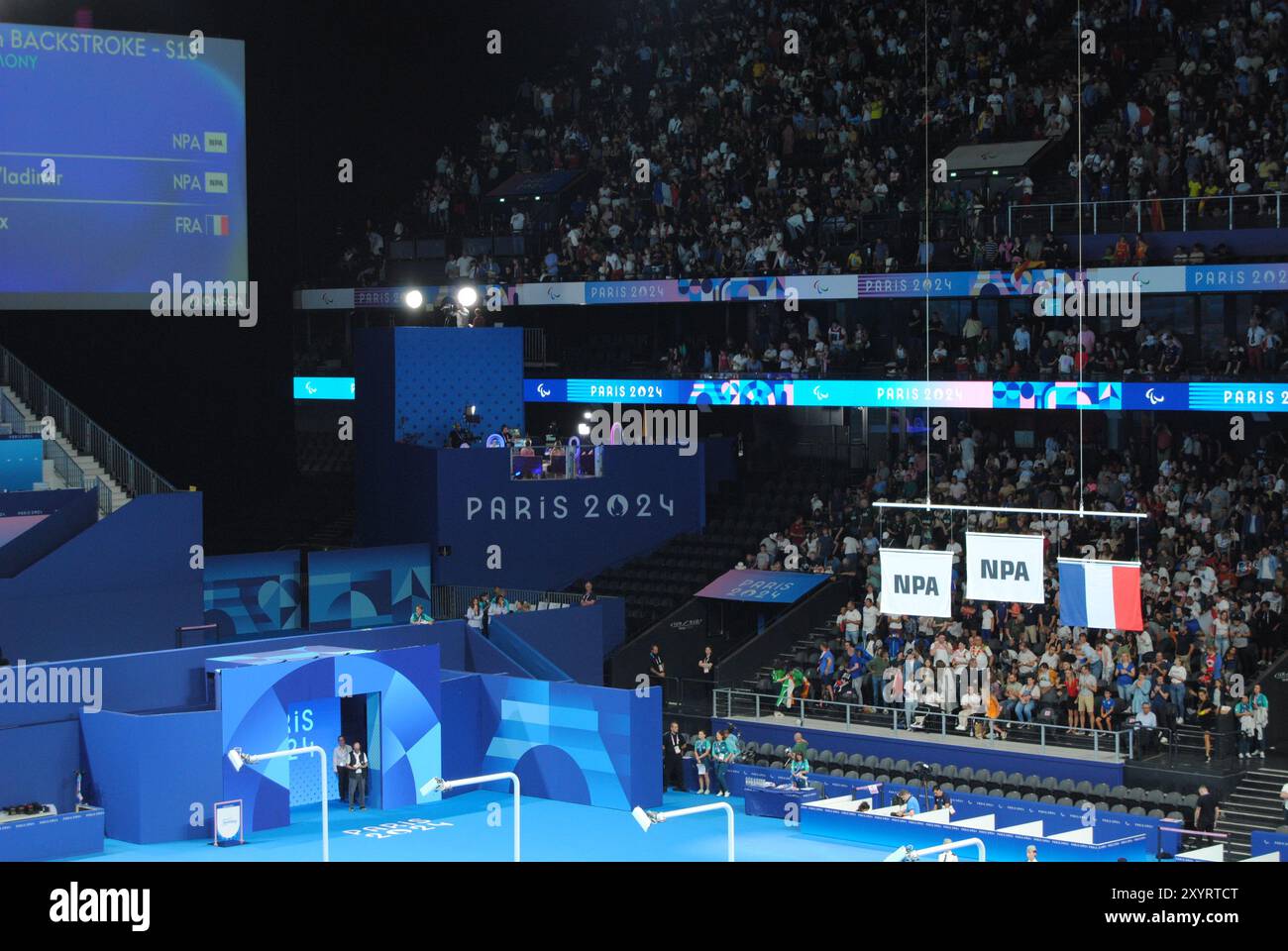 Nanterre, France - August 30 2024: Para Swimming at the Paris La ...