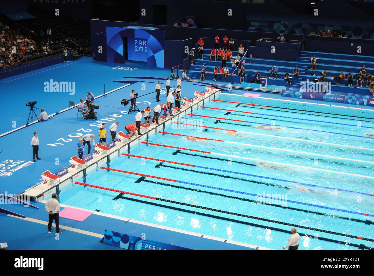 Nanterre, France - August 30 2024: Para Swimming at the Paris La ...
