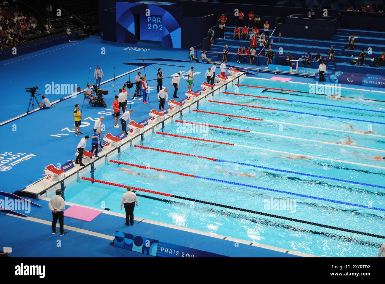 Nanterre, France - August 30 2024: Para Swimming at the Paris La ...