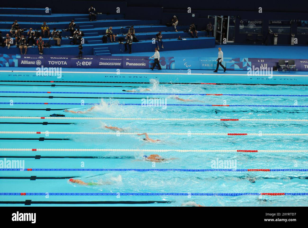 Nanterre, France - August 30 2024: Para Swimming at the Paris La ...