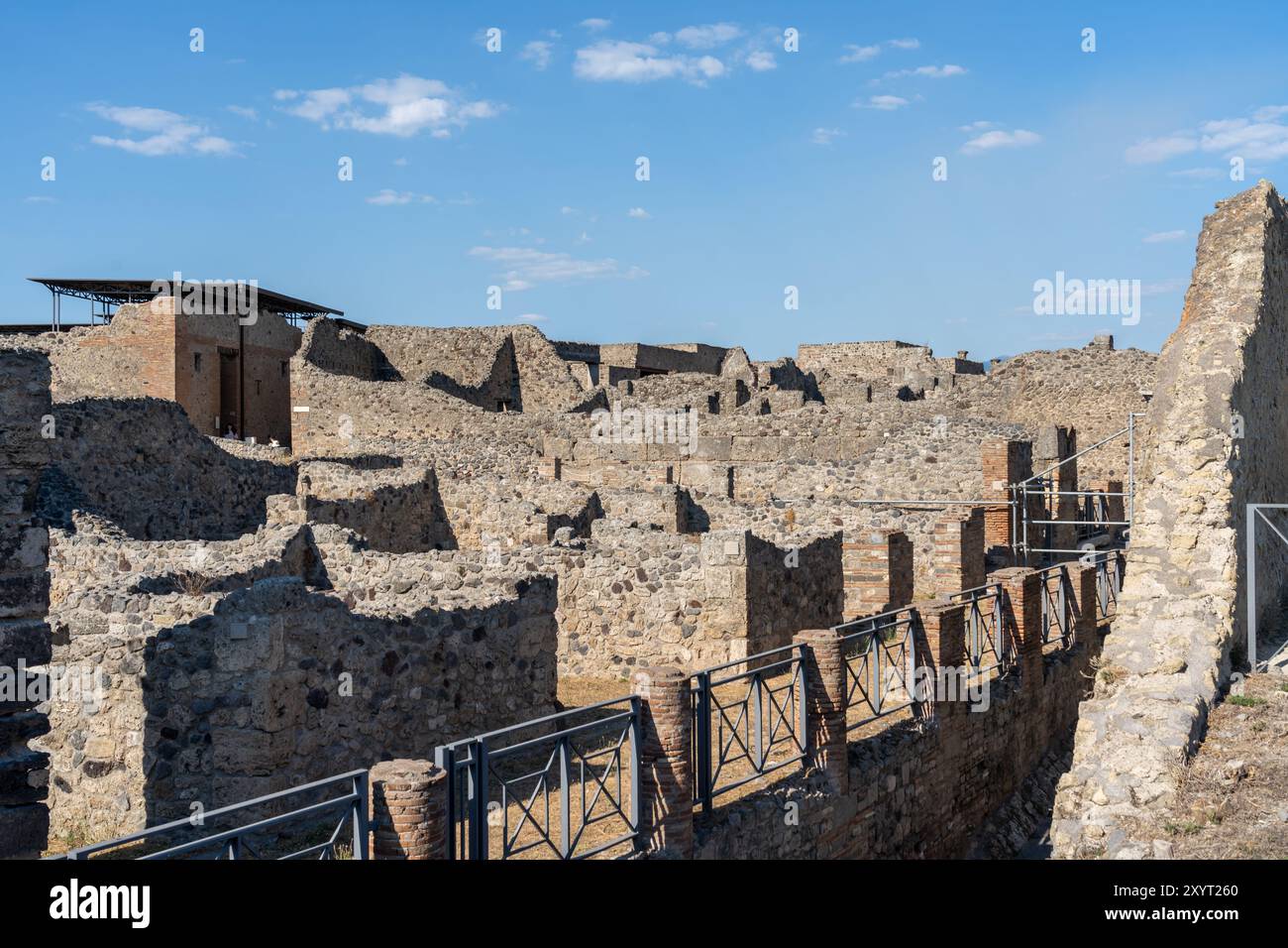 Ruins of Pompeii ancient city in Naples, Italy. Pompeii was a Roman ...