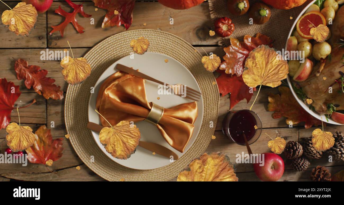 Animation autumn leaves over white hi-res stock photography and images ...