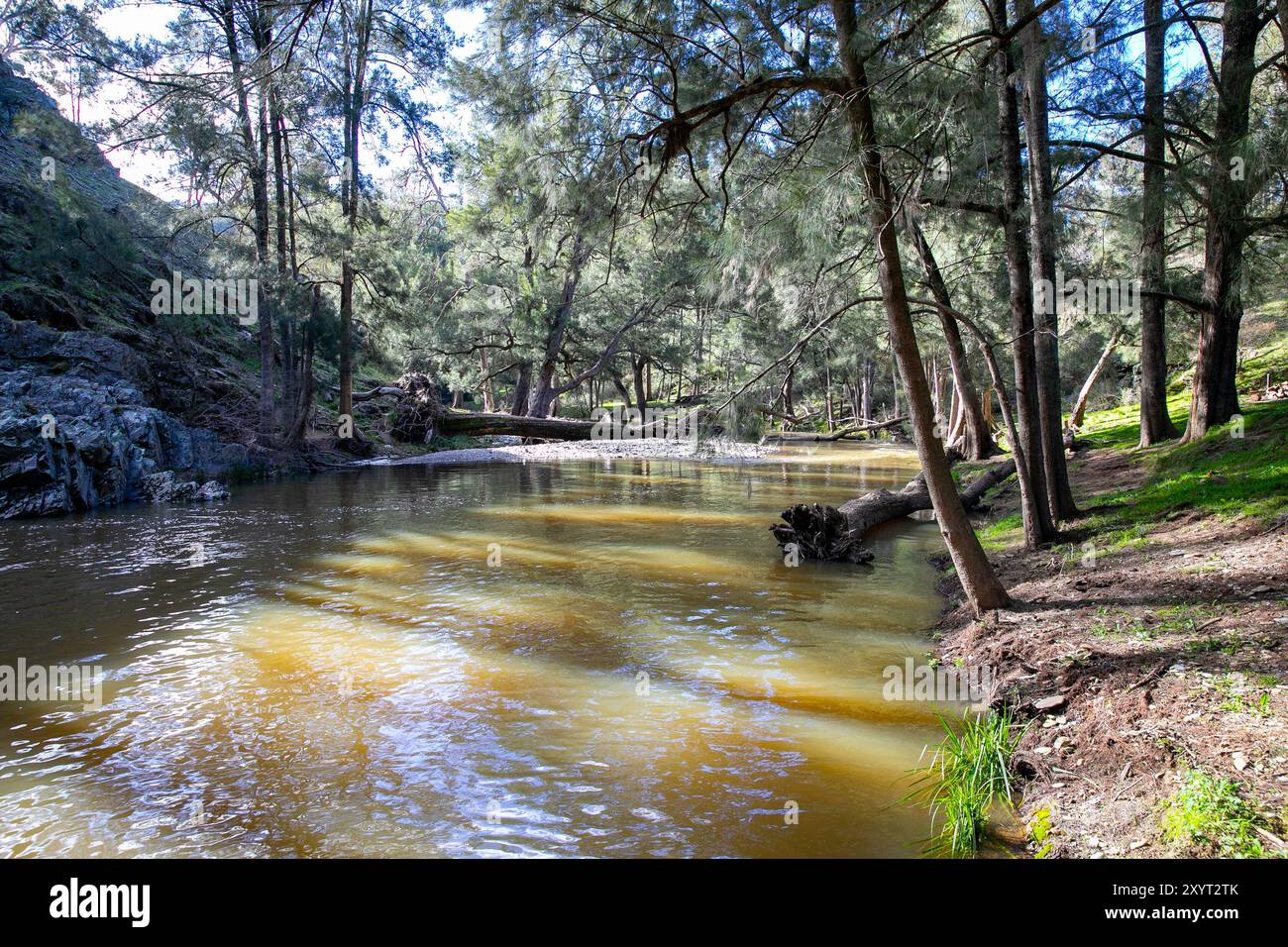 Abercrombie river flowing through Abercrombie river national park just ...