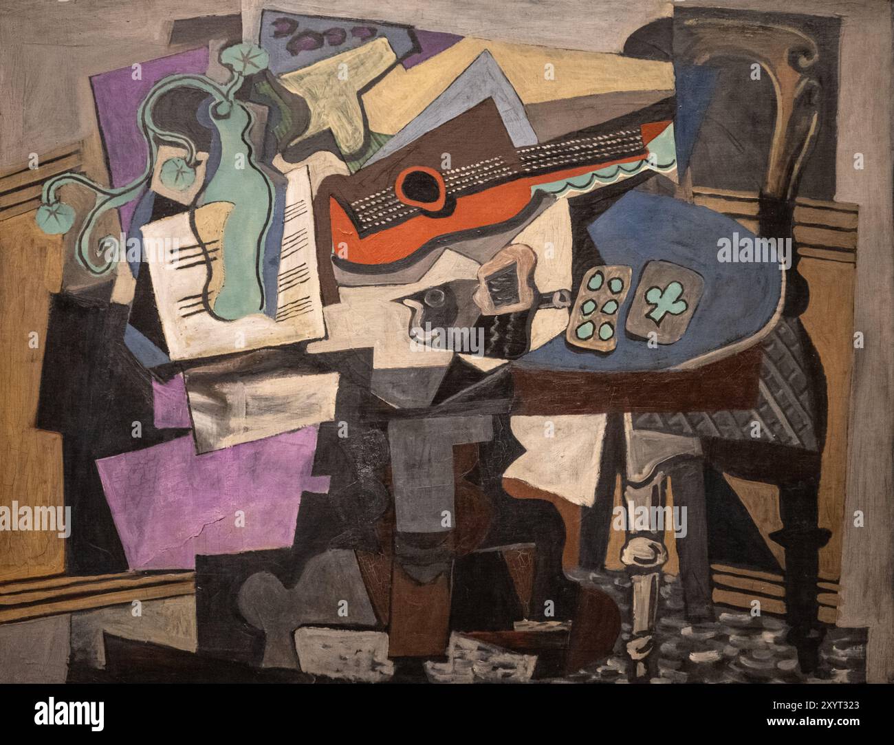 painting by Pablo Picasso called Still Life painted 1918 Stock Photo ...
