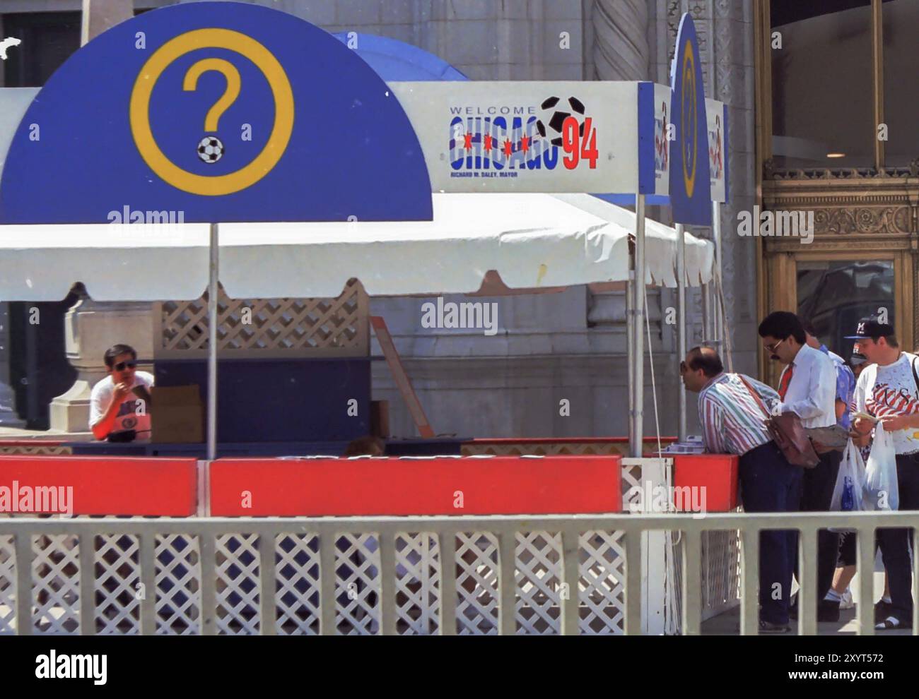 Information site, alas unmanned, for the 1994 World Cup in downtown ...