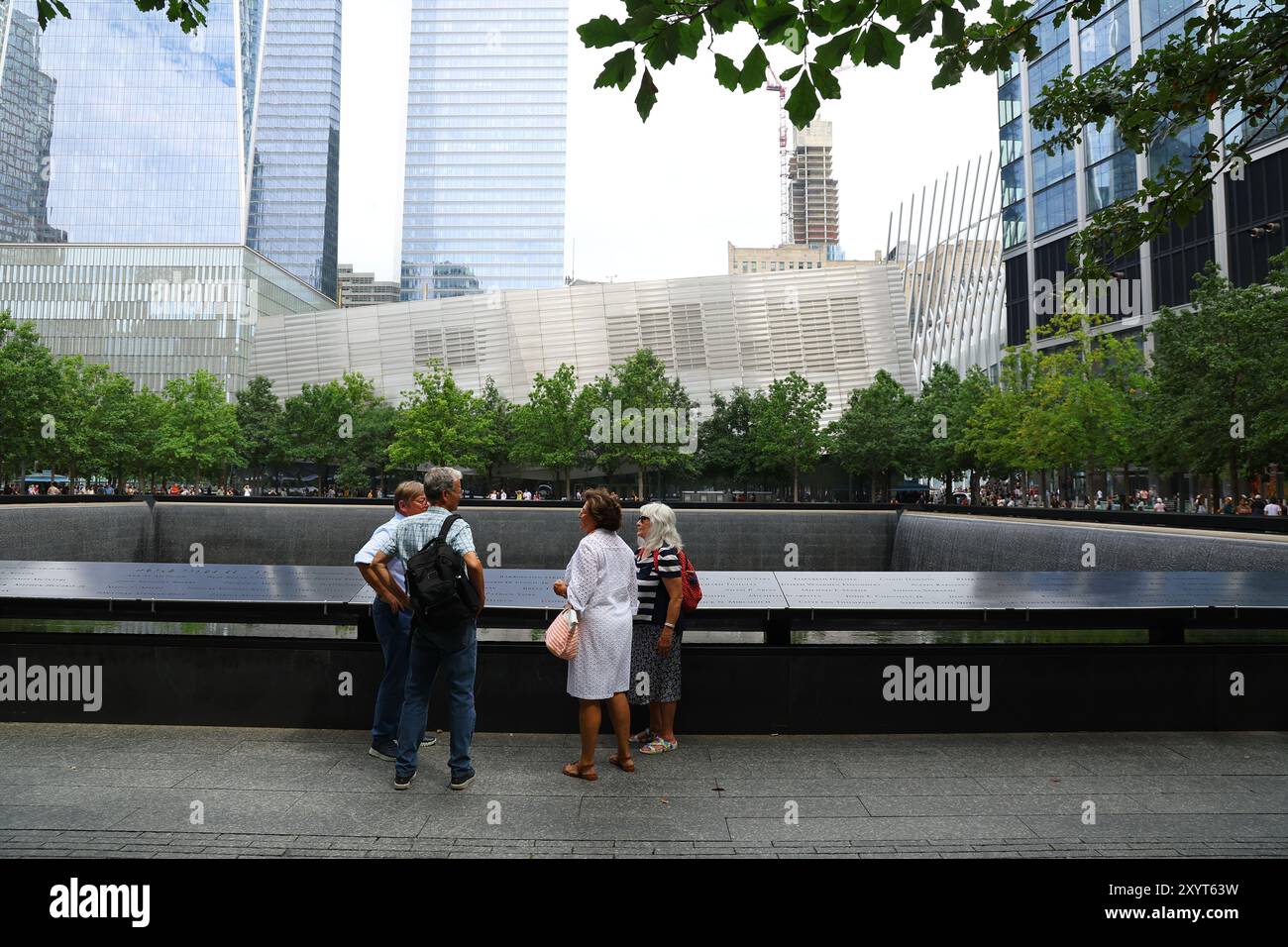 A view of South Pool, one of two reflecting pools at the National ...