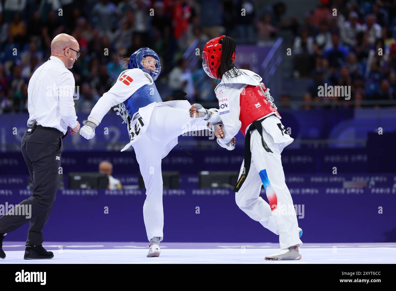 Paris, France. 30th Aug, 2024. KJAER Lisa (DEN) Taekwondo : Women K44 ...