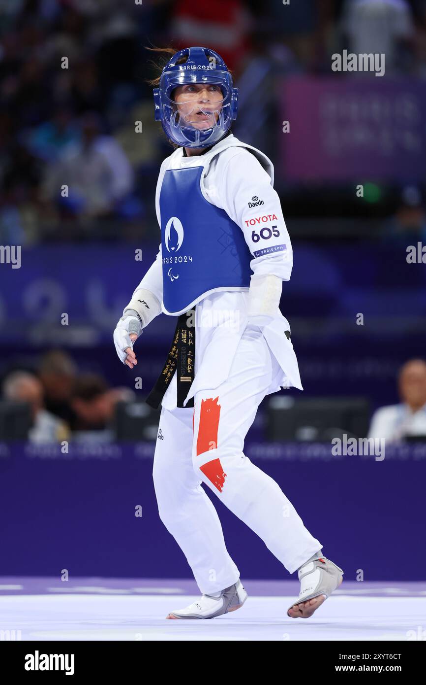 Paris, France. 30th Aug, 2024. KJAER Lisa (DEN) Taekwondo : Women K44 ...